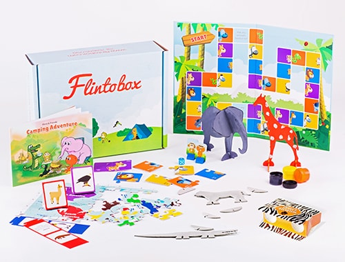Wildlife Safari - Activity Box for 4-6 Years | Flintobox